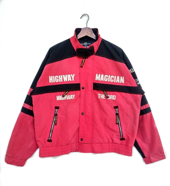 RARE!!!!Yellow Corn Vintage Racing Jacket,Red Colour,… - Gem