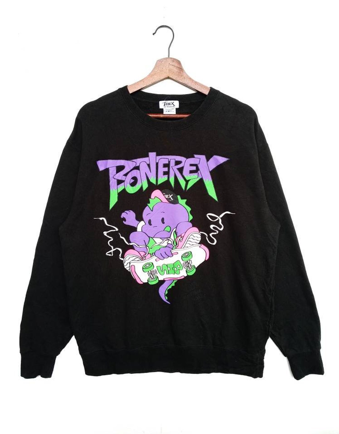 Vintage Cartoon Bonerex BSH Skateboard Big Logo Printsize - Etsy