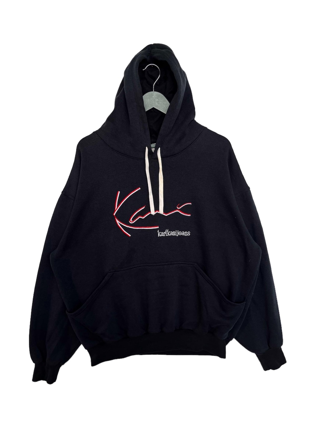 Vintage Karl Kani Jeans Hoodie/streetwear/90s/pullover/embroidery ...