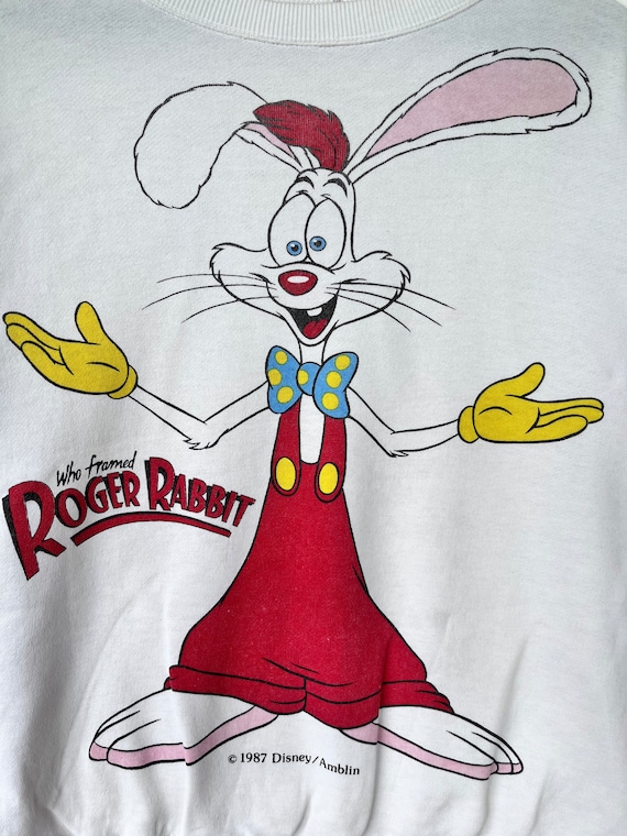 Vintage 1987 Who Framed Roger Rabbit Mirror Print Swe… - Gem