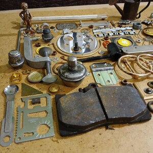 90+ Metal Items for Altered Art Mixed Media Curio Steampunk Assemblage ...