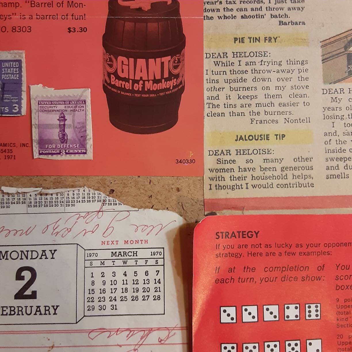 38 vintage paper ephemera items from the 1940s 1980s for | Etsy