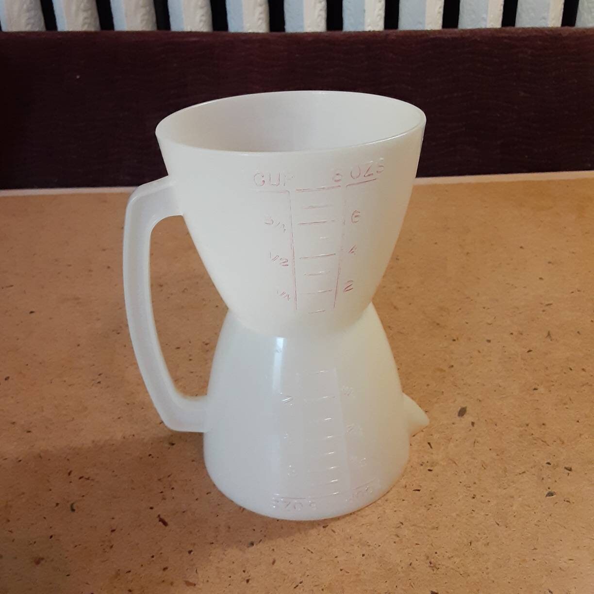 Vintage Tupperware Wet Dry Double Measuring Cup 8 Oz 1 Cup - Etsy