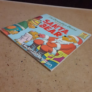 1984 the Berenstain Bears "meet Santa Bear" Paperback for Reading ...