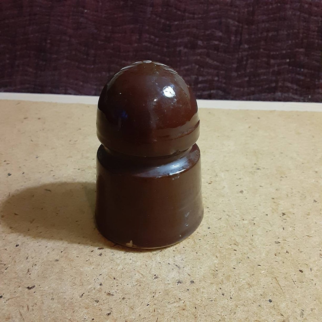Vintage Ceramic Insulator, Retro Single Line Electrical Pole 3-inch ...