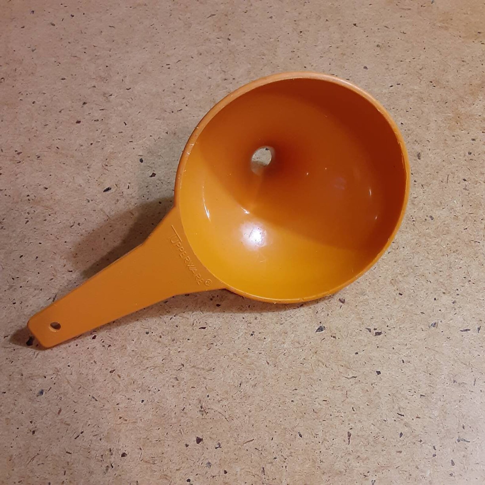 Vintage Orange Tupperware Funnel for Cooking Baking Use, 1970s Retro ...