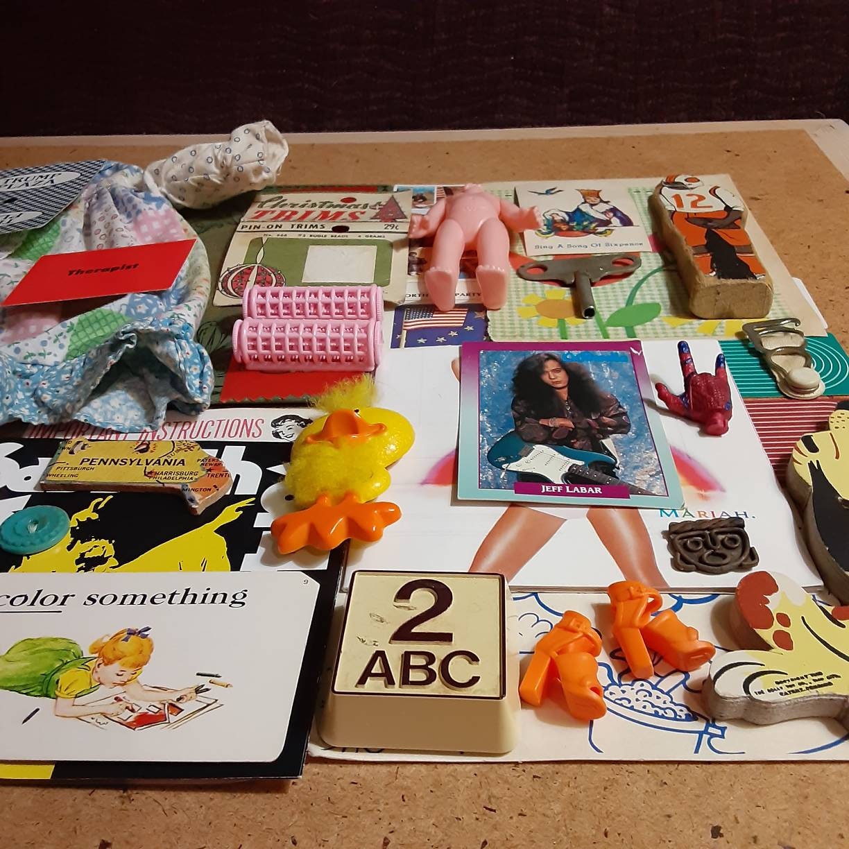 40 Mixed Media Items Mostly Vintage Artist Junk Drawer - Etsy