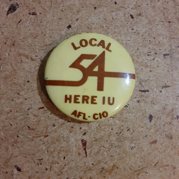 Vintage AFL-CIO pin, Local 54 union pinback from Atla… - Gem
