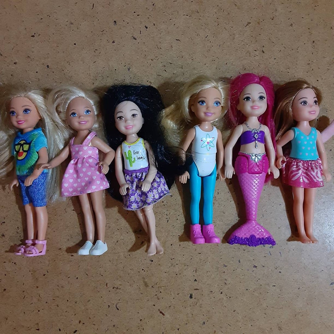 6 Kelly Chelsea Stacie Dolls Barbie's Little Sister - Etsy