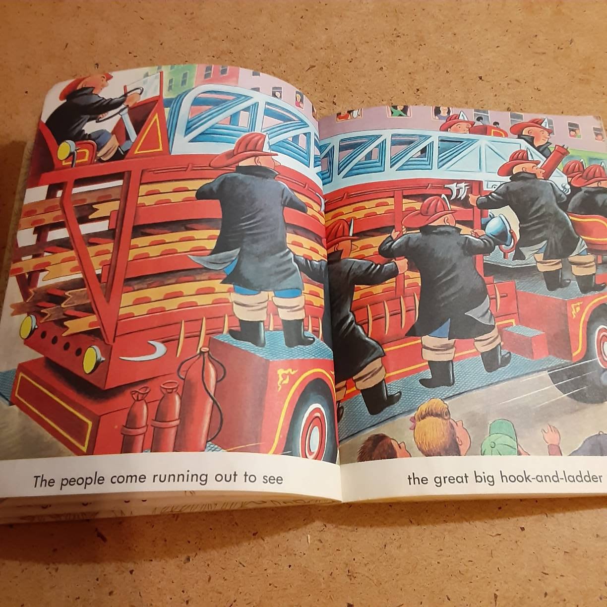 Vintage Fire Engine Little Golden Book Children's Classic - Etsy