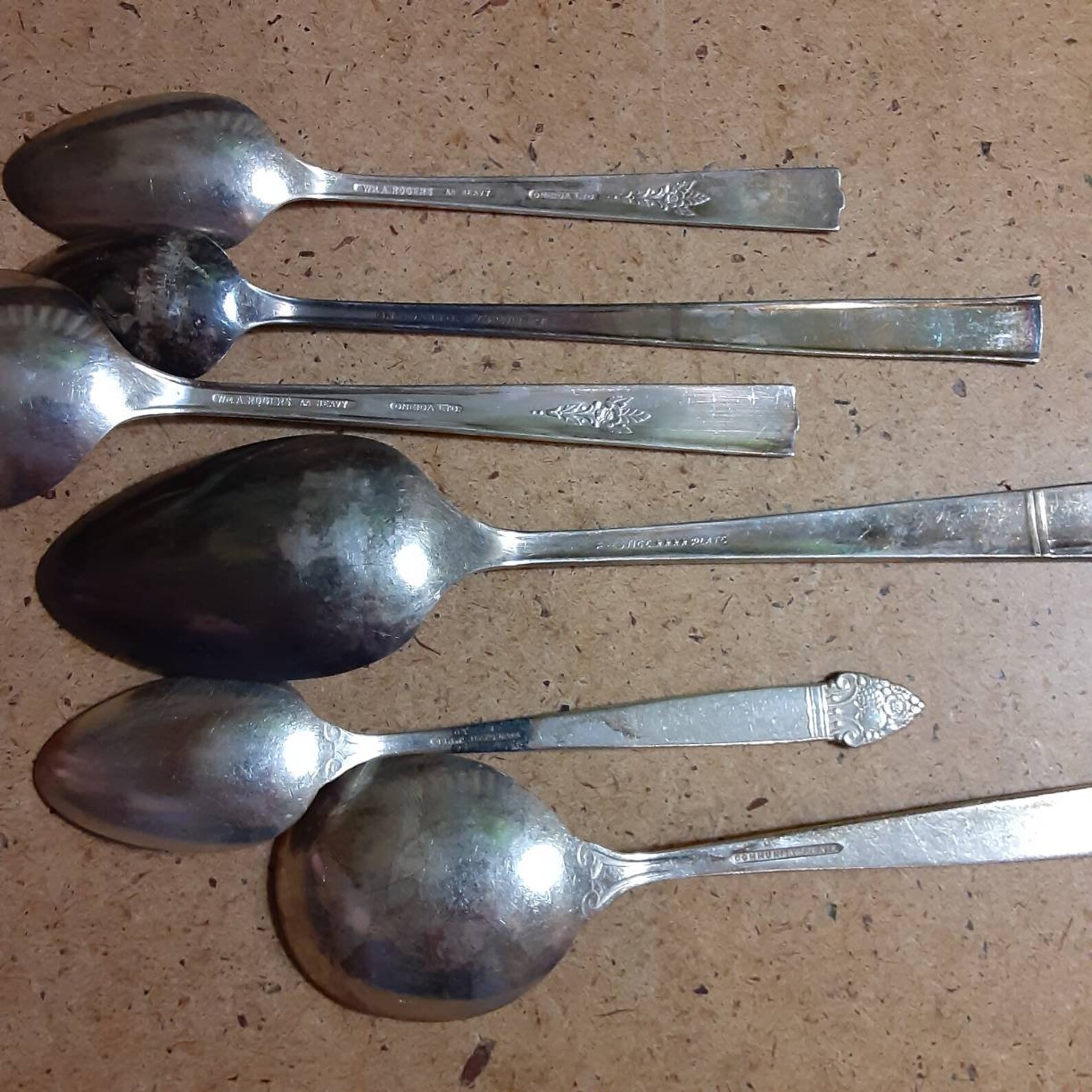 Vintage Silver-plated Spoons 12 Metalware Silverware Flatware | Etsy