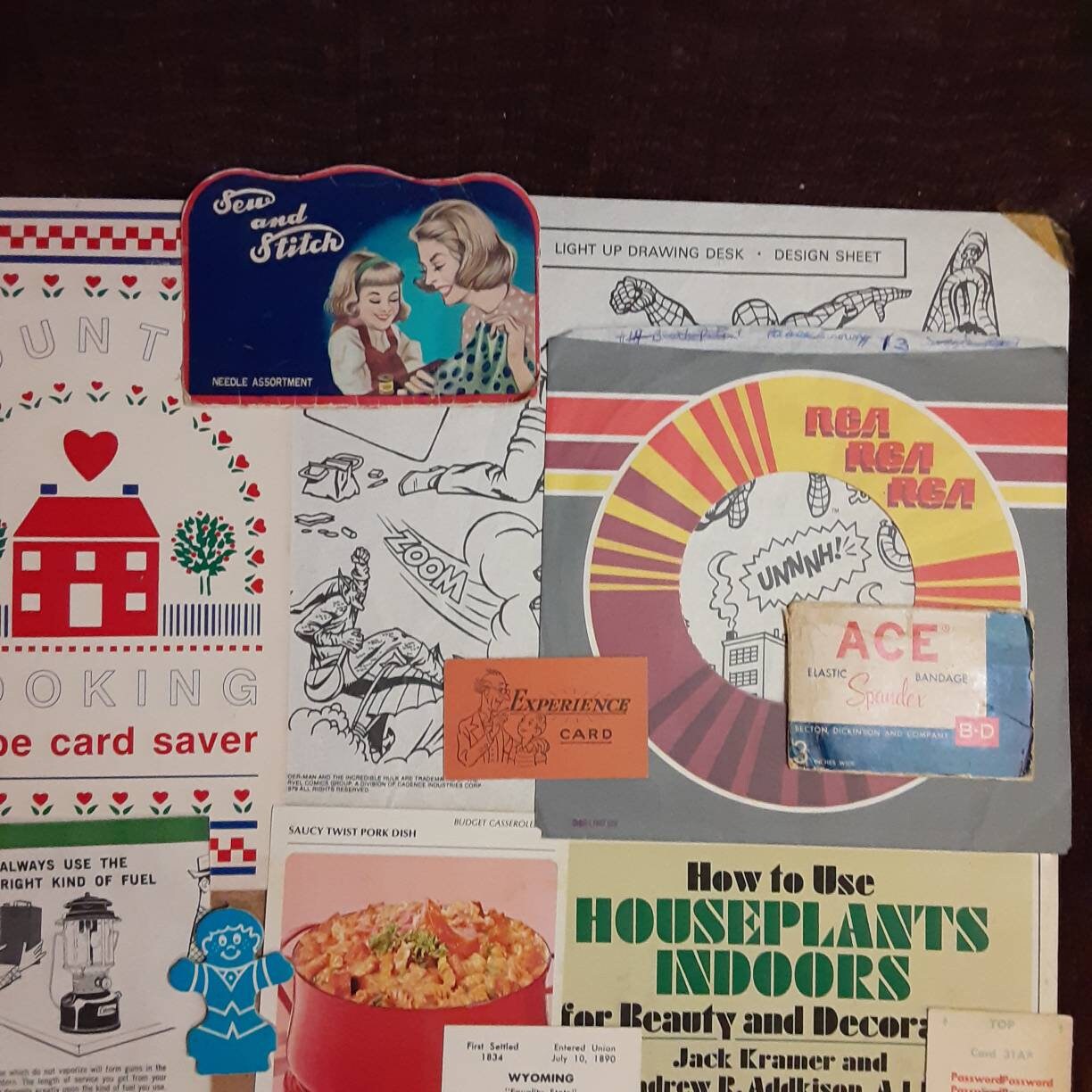 38 vintage paper ephemera items from the 1940s 1980s for | Etsy