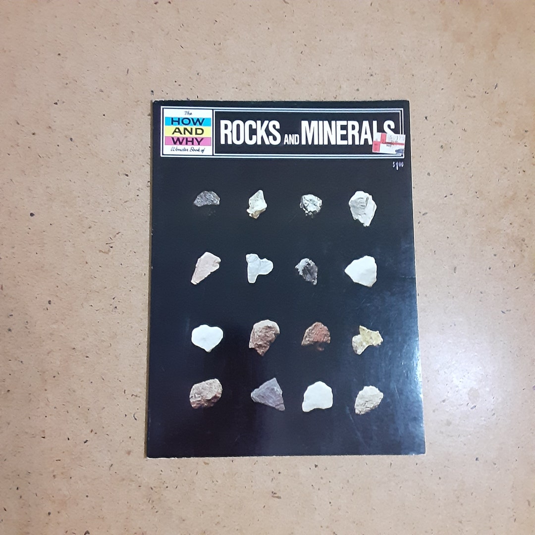 Vintage "rocks and Minerals" How & Why Wonder Book, 1960 Children's ...