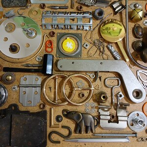 90+ Metal Items for Altered Art Mixed Media Curio Steampunk Assemblage ...