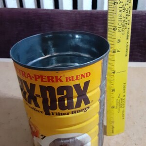 Vintage Coffee Can, Retro Max Pax Electra-perk 12 Oz Metal Coffee Tin ...
