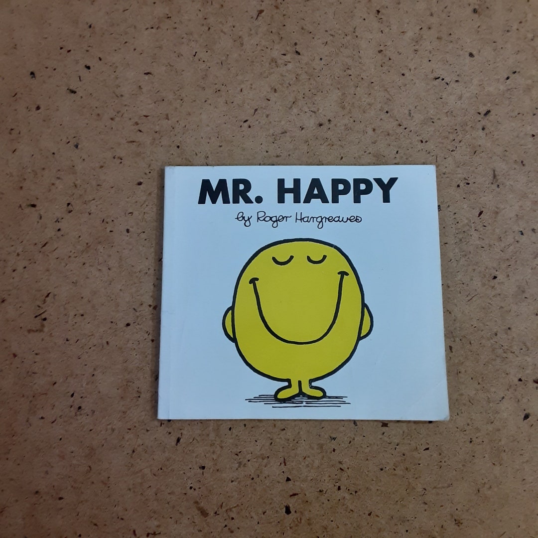 Vintage Mr. Happy Book, Classic Retro Paperback From the Little Miss ...