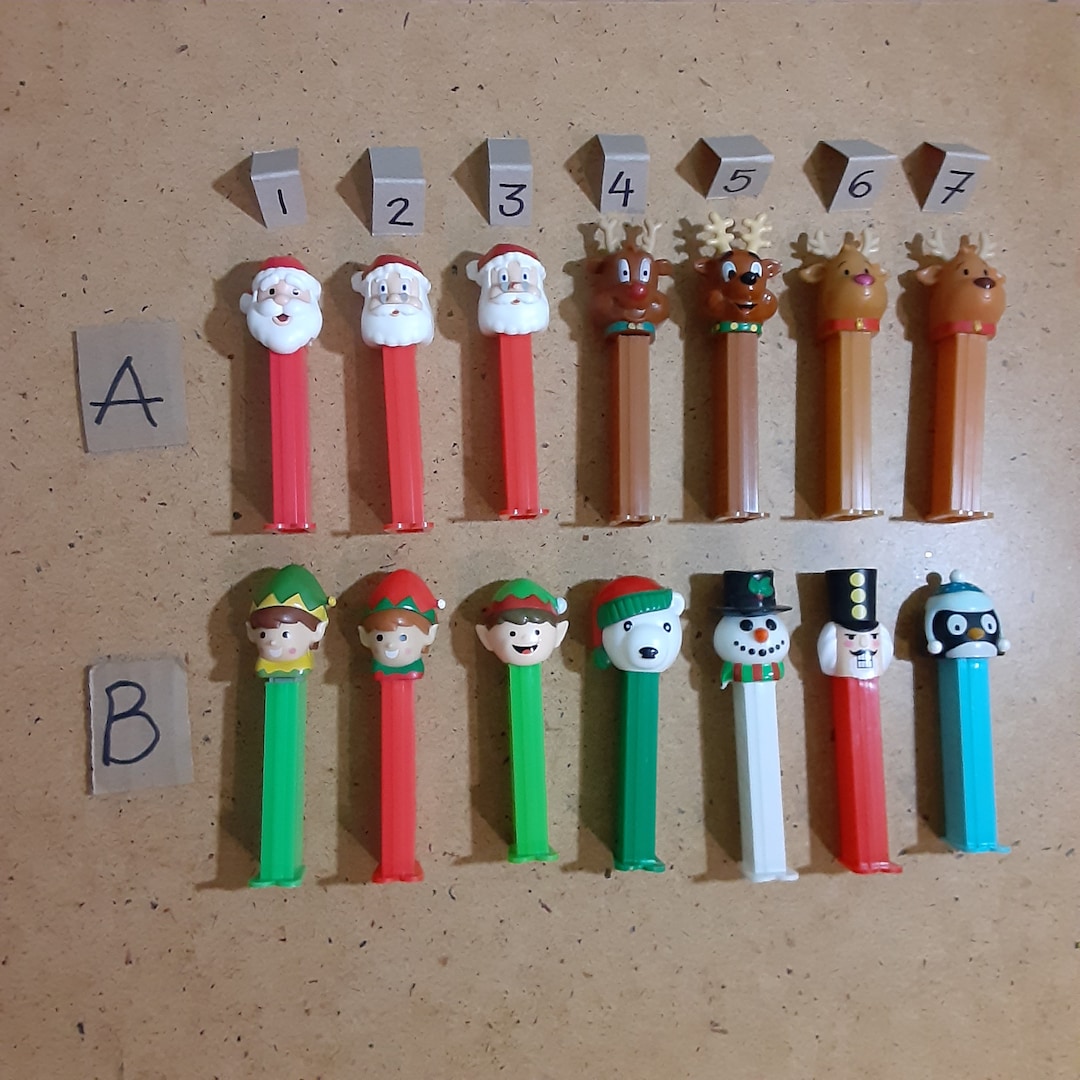 YOU PICK 4 Christmas Pez Dispensers for Holiday Decor- Santa Elf ...