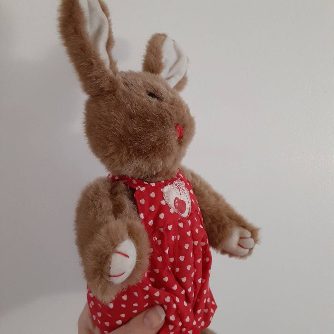 Vintage Bunny Rabbit Tan Plush Plushie Stuffed Toy 1996 - Etsy