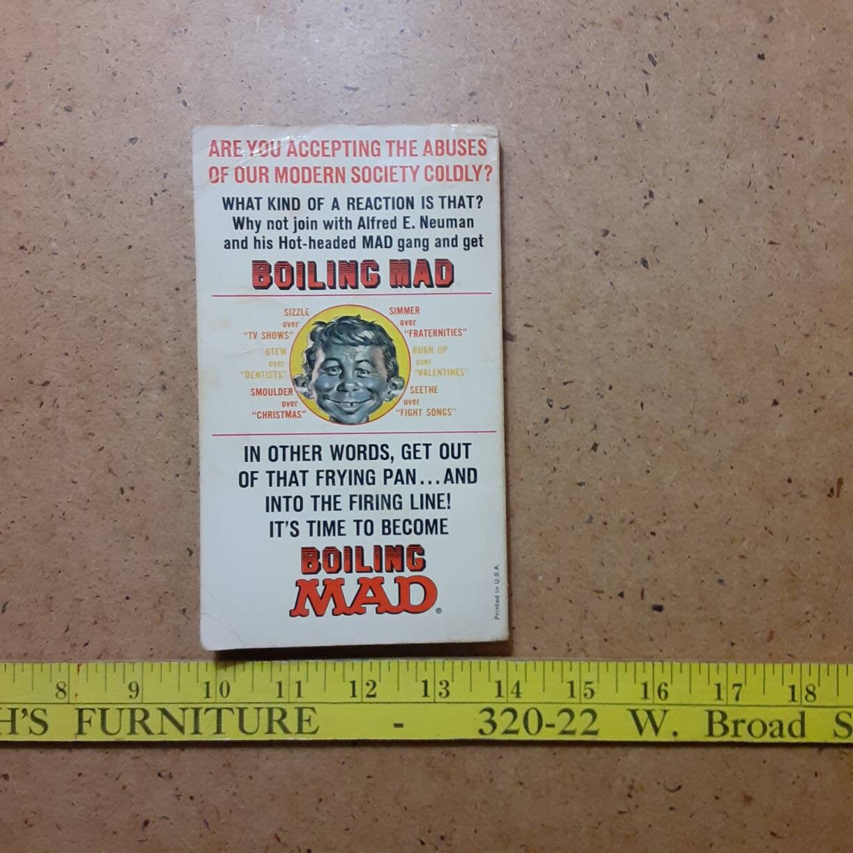 Vintage boiling Mad Alfred E. Neuman Comic - Etsy