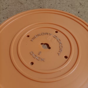 Vintage Orange Fisher-price Record Disc for Toy Record Player, Hickory ...