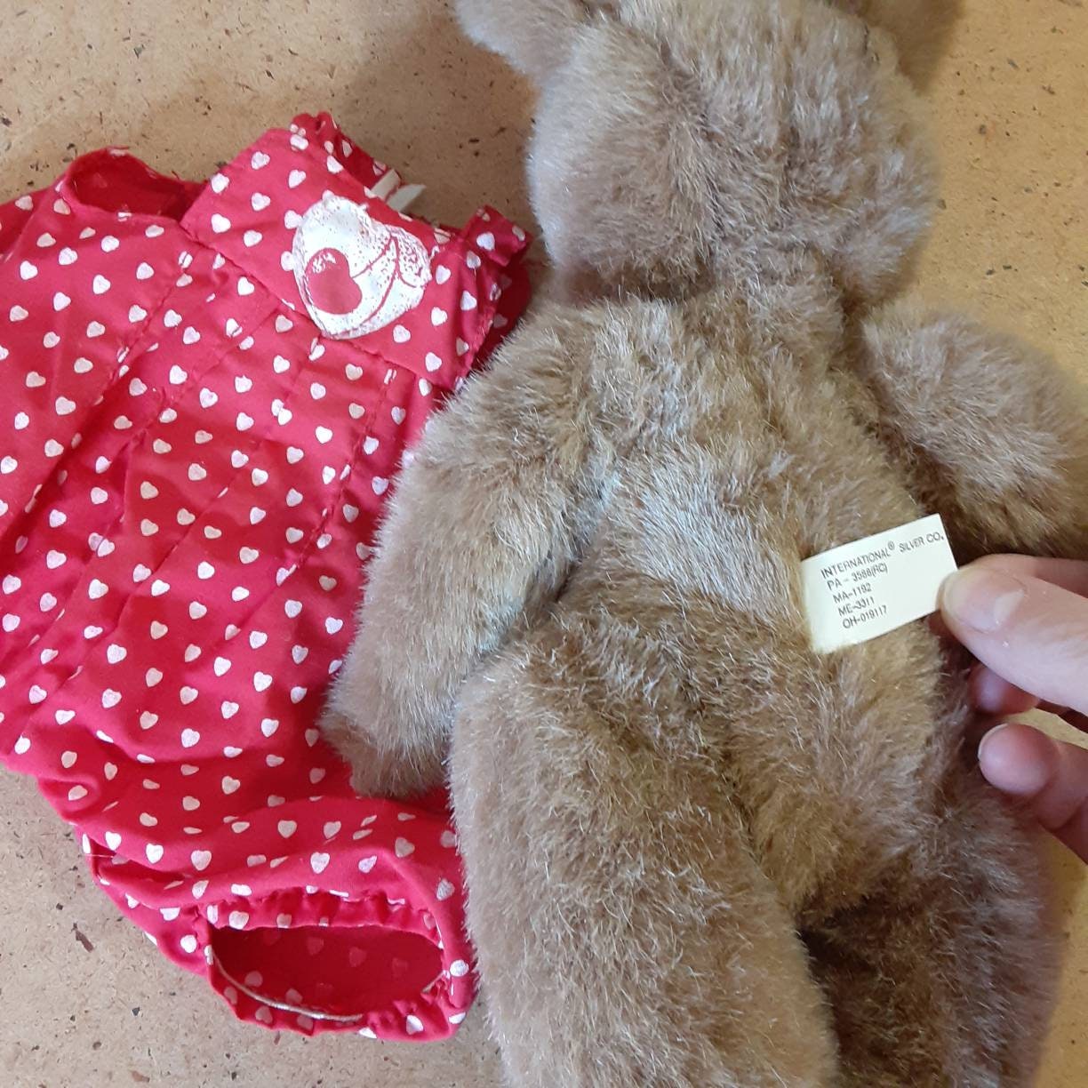 Vintage Bunny Rabbit Tan Plush Plushie Stuffed Toy 1996 | Etsy