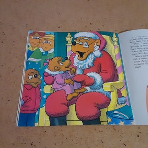 1984 the Berenstain Bears "meet Santa Bear" Paperback for Reading ...