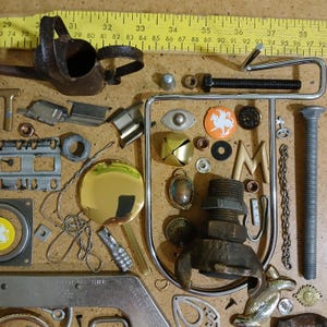 90+ Metal Items for Altered Art Mixed Media Curio Steampunk Assemblage ...