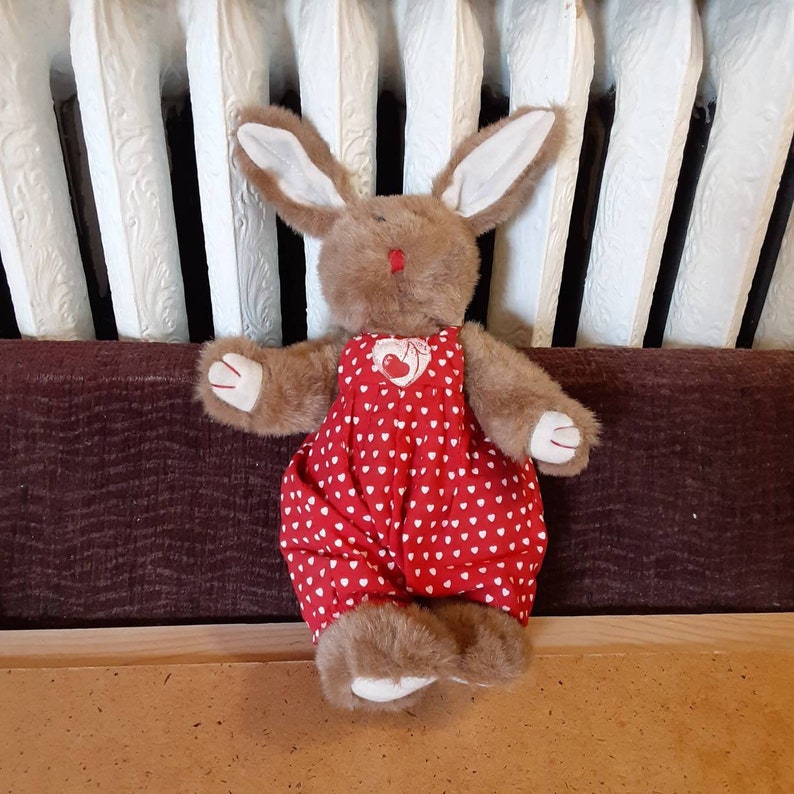 Vintage Bunny Rabbit Tan Plush Plushie Stuffed Toy 1996 - Etsy