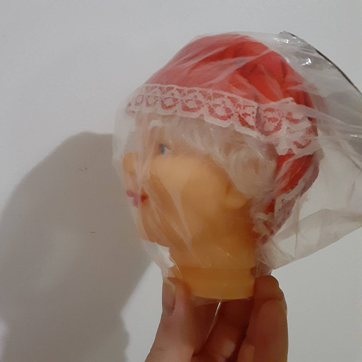 Vintage Mrs Claus Head NEW OLD STOCK Retro Molded Plastic - Etsy