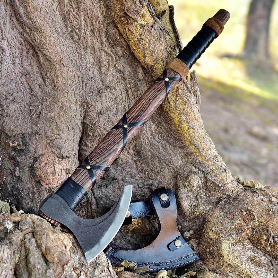 Viking Handcrafted Forged Axe Handmade Axes for Professional Use Gift ...