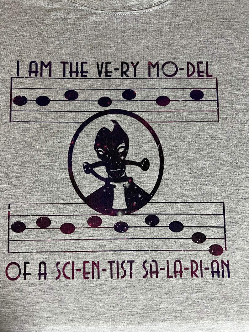 The Very Model of a Scientist Salarian T-shirt - Etsy