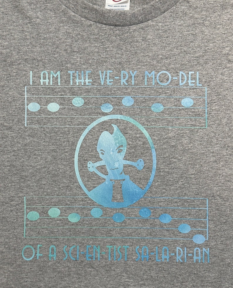 The Very Model of a Scientist Salarian T-shirt - Etsy