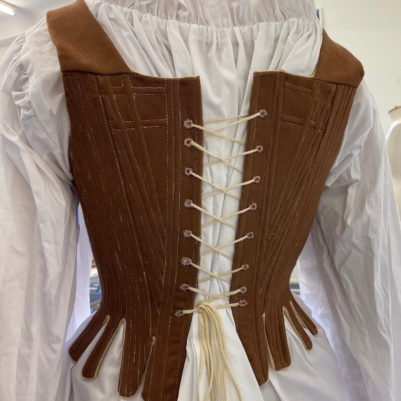 18th Stay, Half- Boned 18th Century Stays, Corset, Rococo Stay,rococo ...