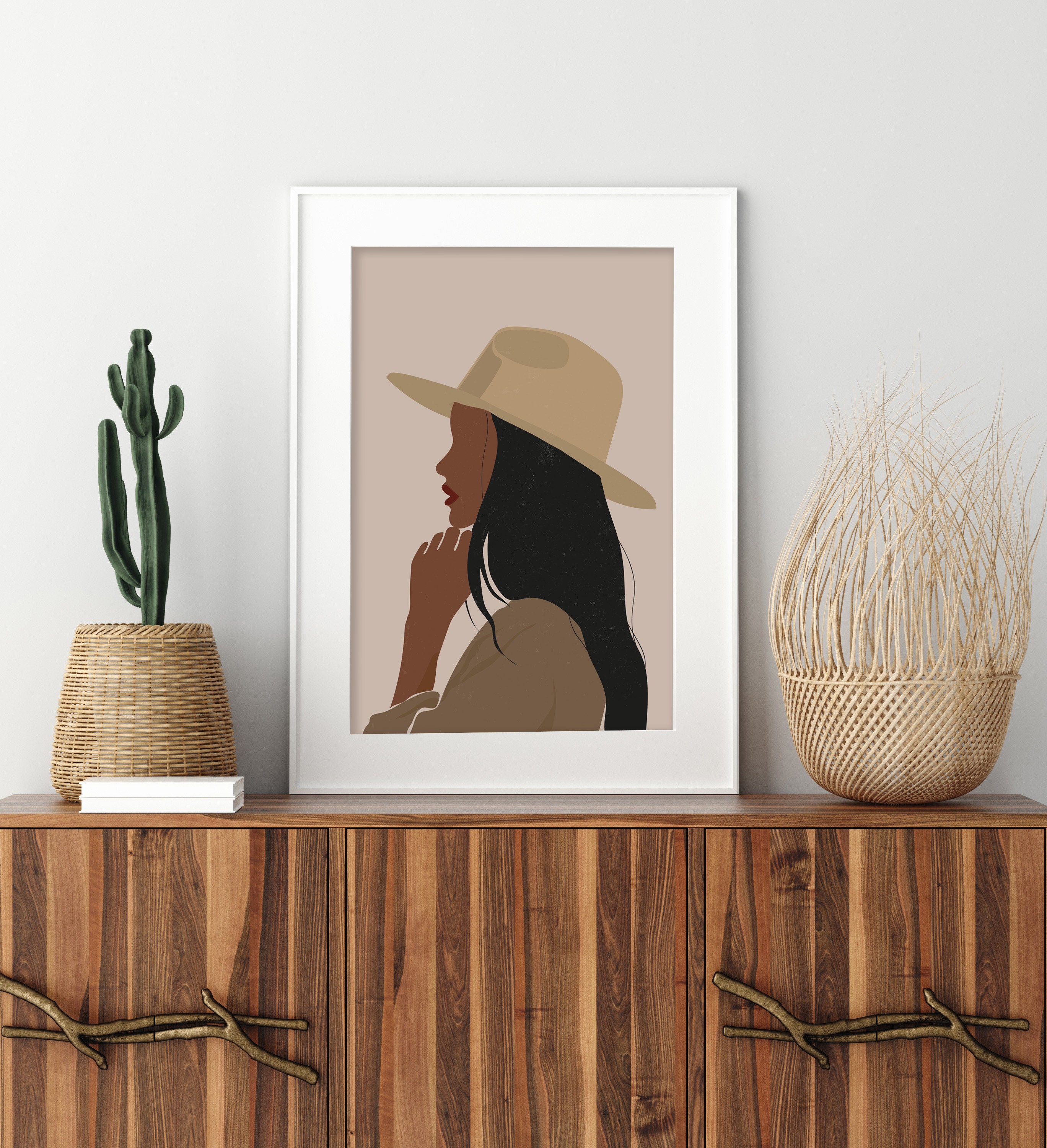 Black Woman Print Black Girl Print INSTANT DOWNLOAD African | Etsy