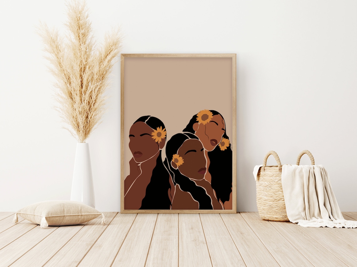 Black Woman Posters Set of 5 Prints Empowerment Art INSTANT - Etsy