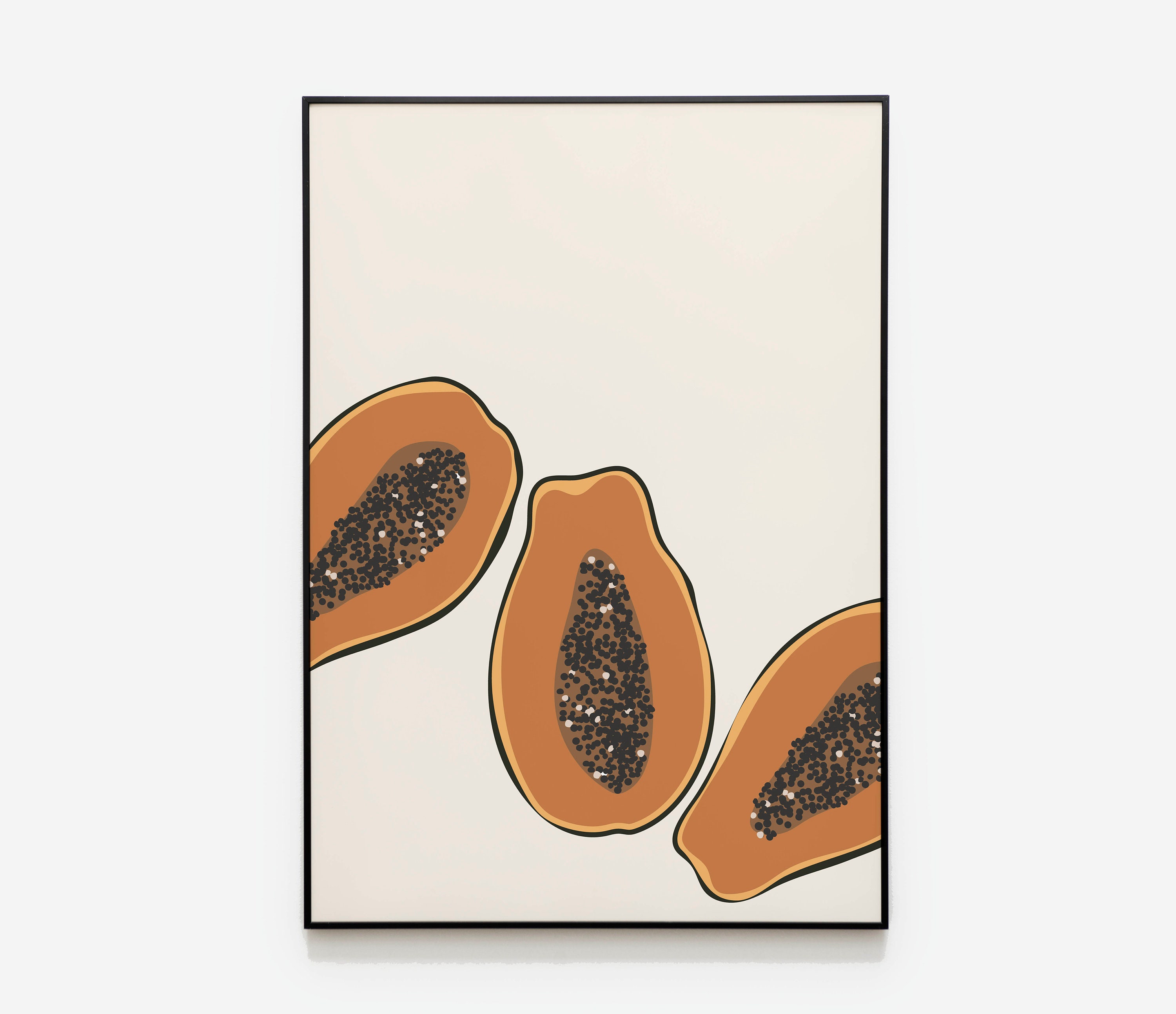 Papaya Wall Art Papaya Poster Fruits Print INSTANT - Etsy
