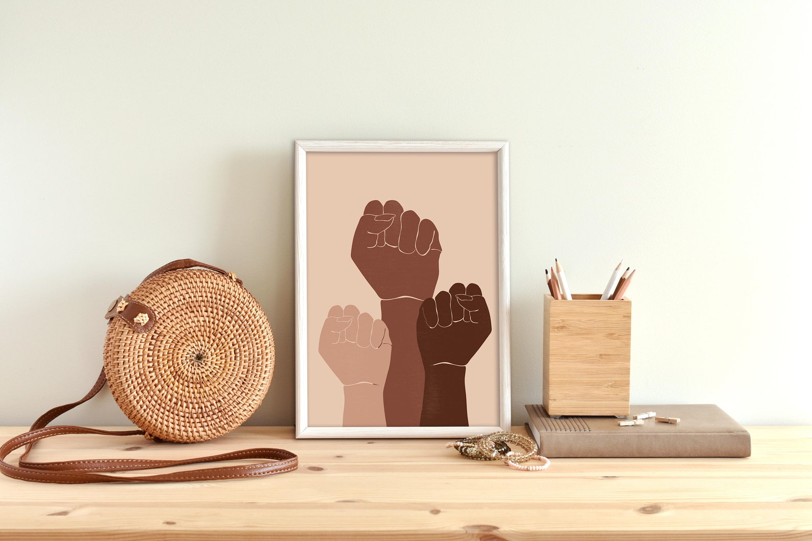 BLM Fists Wall Print Abstract Art Print INSTANT DOWNLOAD - Etsy UK