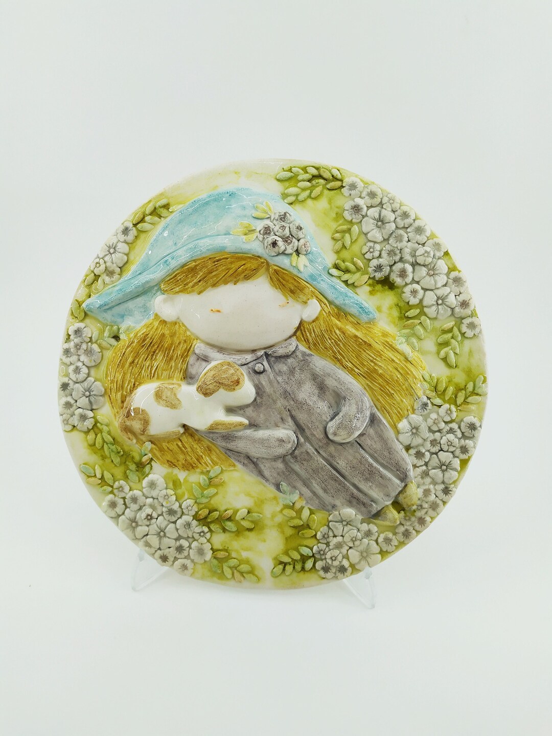 Ceramic Tile. Ceramic Decor. Wall Decor. Handmade Decor. - Etsy