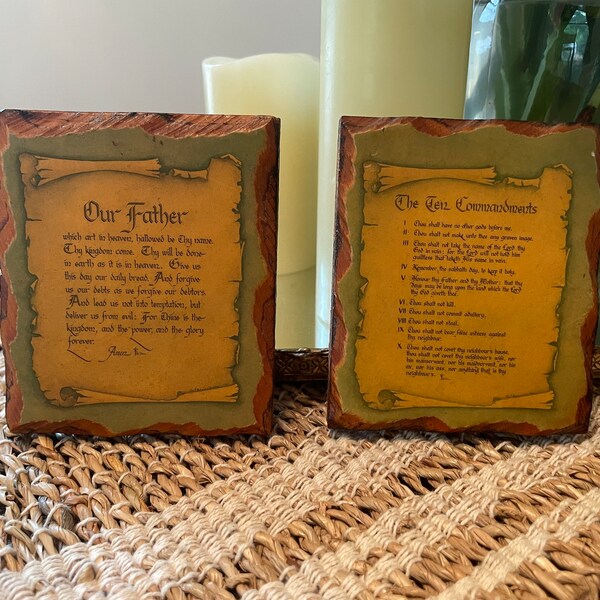 Ten Commandments - Etsy