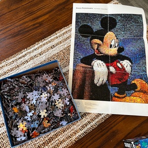 Vintage Mickey Mouse Mosaic Puzzle, Vintage Mickey Mouse Puzzle ...
