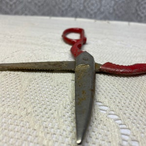 Vintage Red Scissors, Vintage Scissors, Scissors, Multi Use Scissors ...