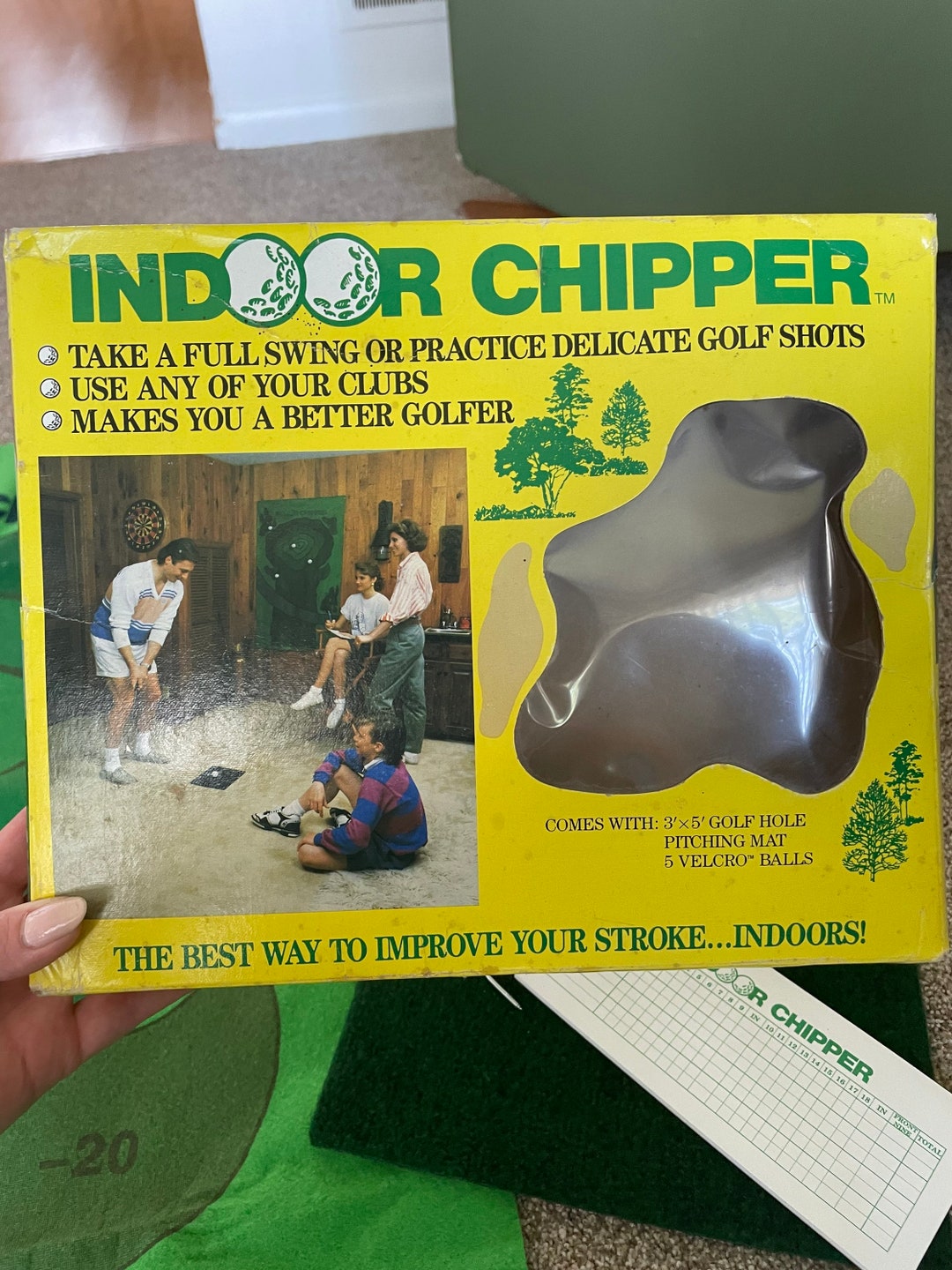 Vintage Indoor Chipper Golf Game, Golf Games, Vintage Golf Games ...