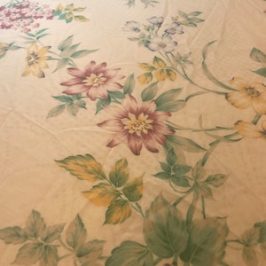 Vintage Full Flat Floral Sheet, Vintage Full Sheets, Vintage Sheets ...