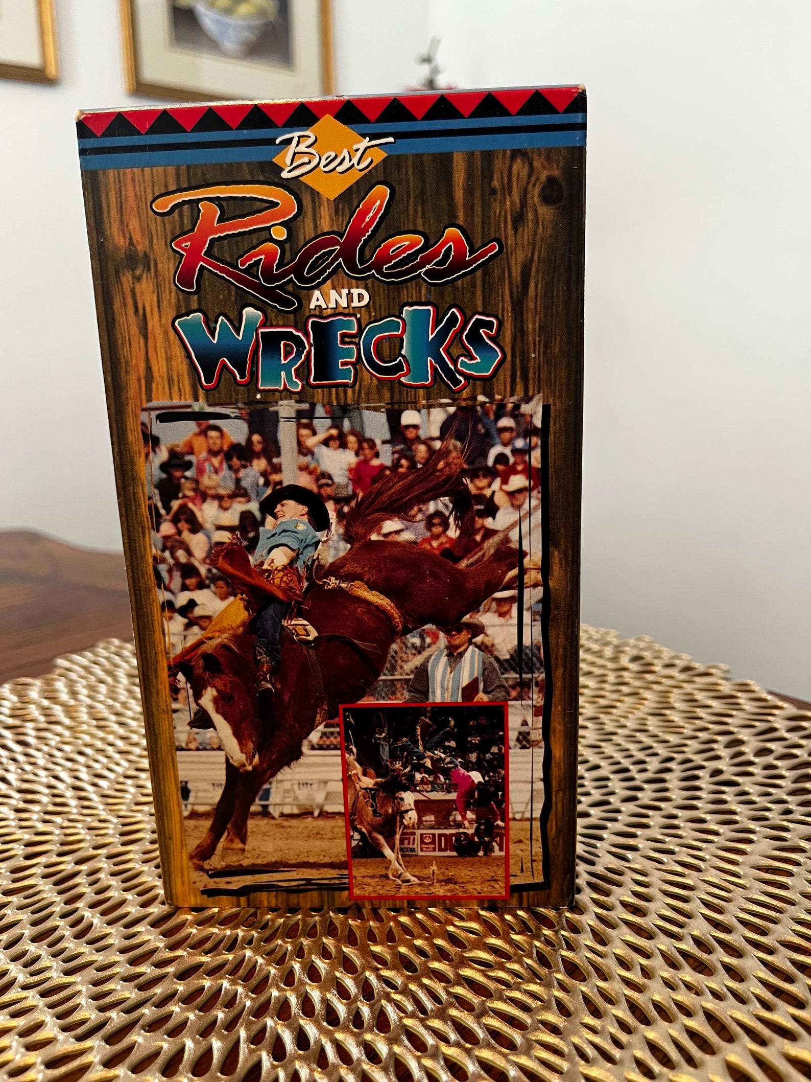Vintage Rides and Wrecks Cowboy VHS Tape, Vintage Cowboy VHS Tape ...