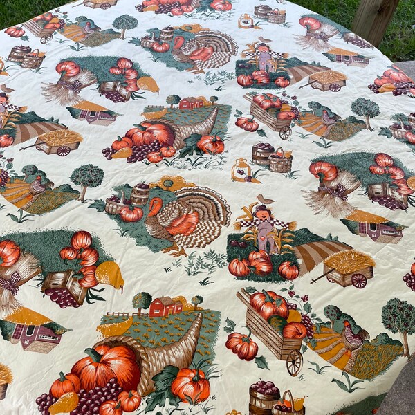 Fall Tablecloth - Etsy