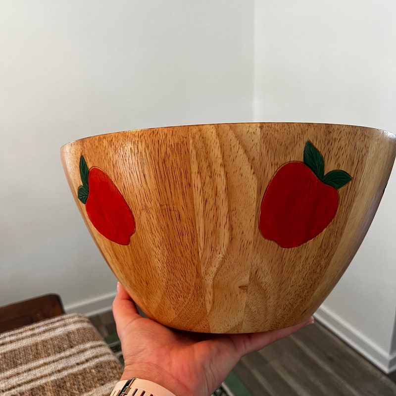 Apple Bowl - Etsy