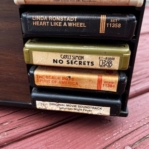 8 Track Tapes and Tape Holder, 8 Track Tape Storage, 8 Track Tapes ...
