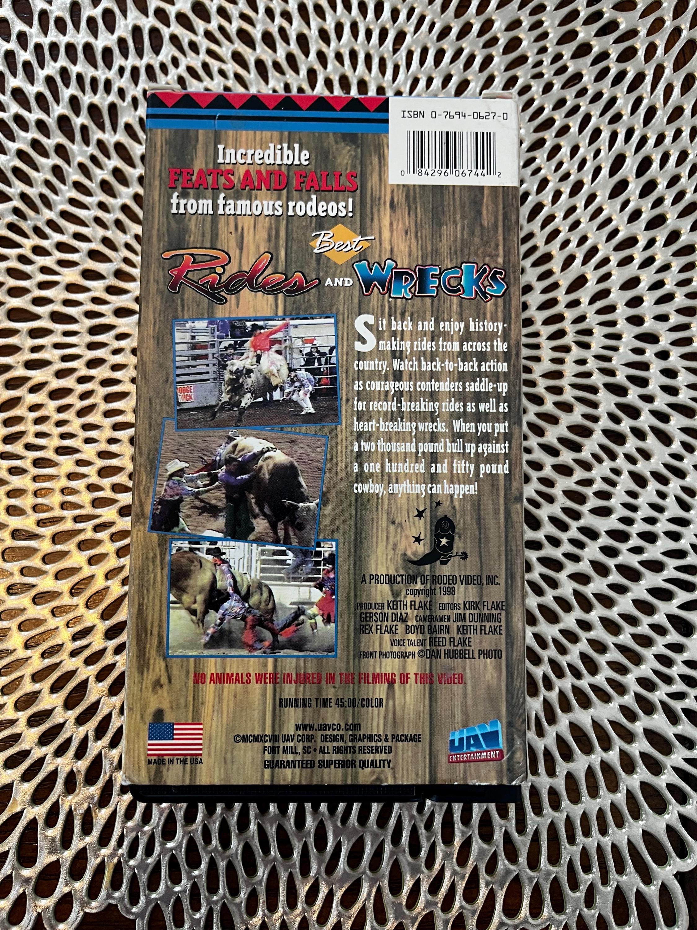 Vintage Rides and Wrecks Cowboy VHS Tape, Vintage Cowboy VHS Tape ...