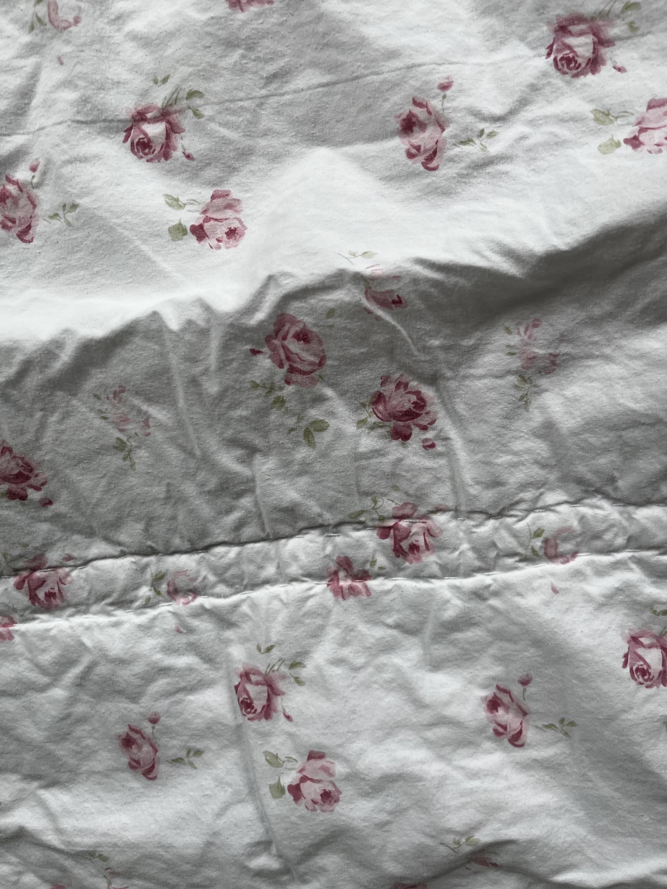 Vintage Full Pink Roses Bedspread, Vintage Full Bedspreads, Vintage ...