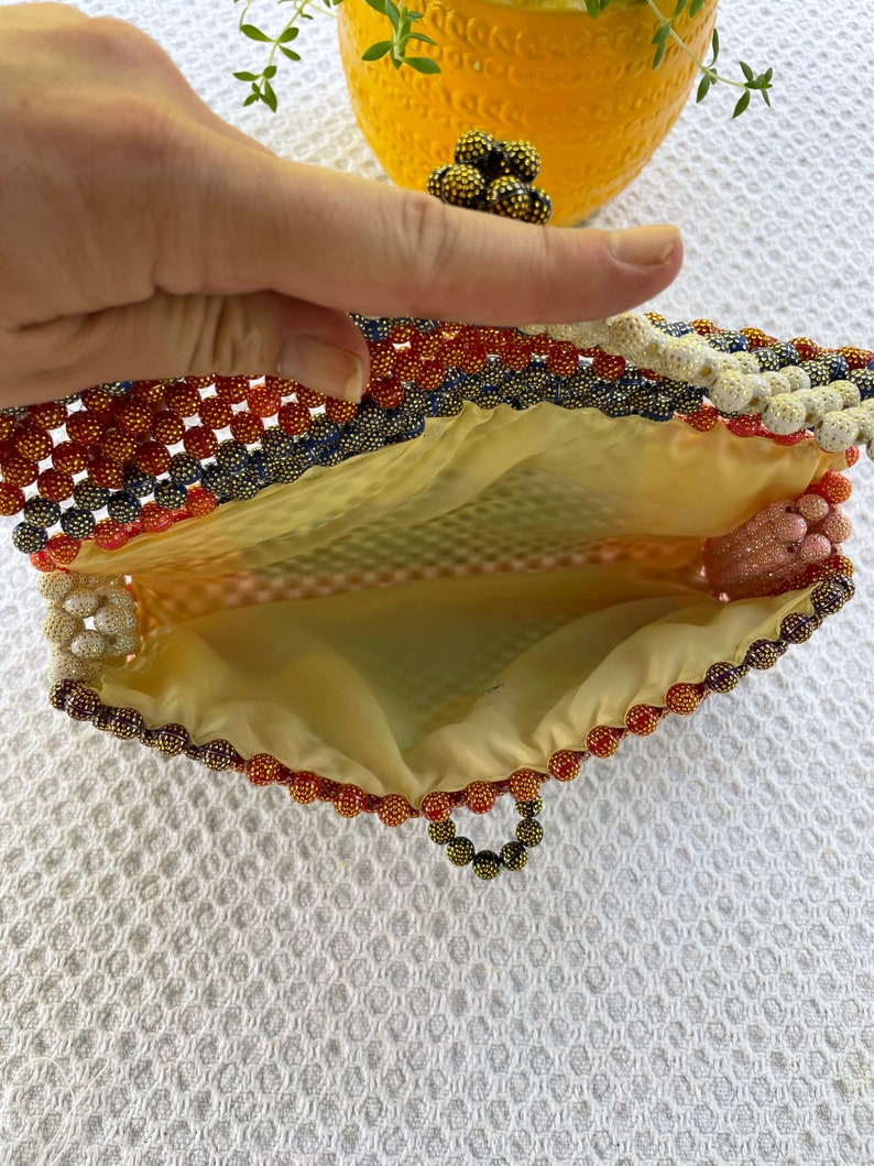 Vintage Colorful Beaded Purse Vintage Beaded Purses Vintage - Etsy